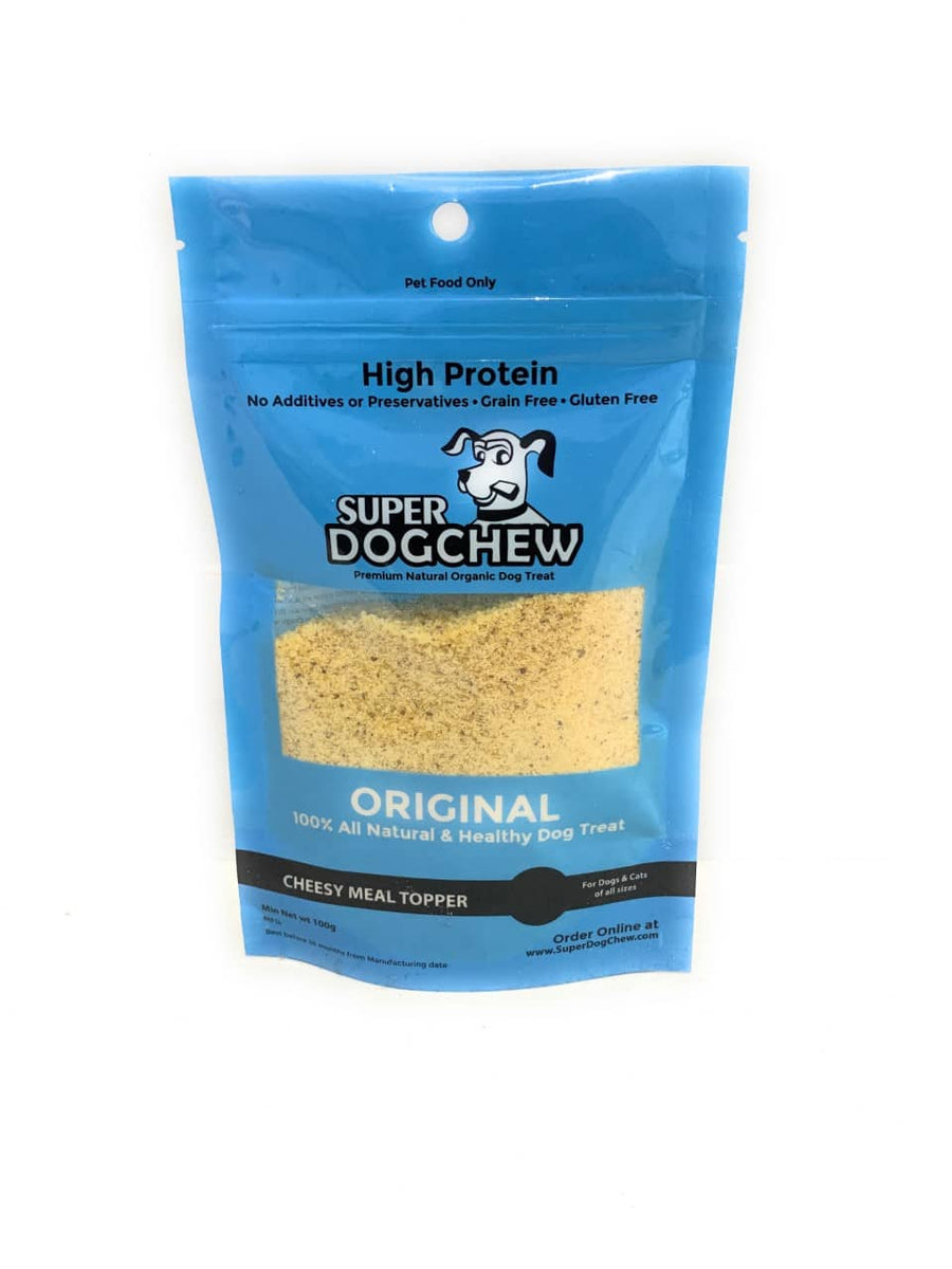 Super Dog Chew Cheesy Meal Topper -Flaxseed Flavored (100g)